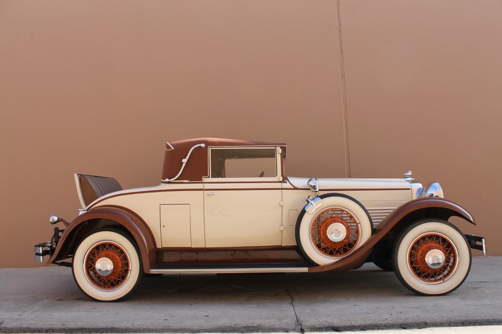 1929 Stutz “M” Convertible Coupe________________1927 Packard 343 ...